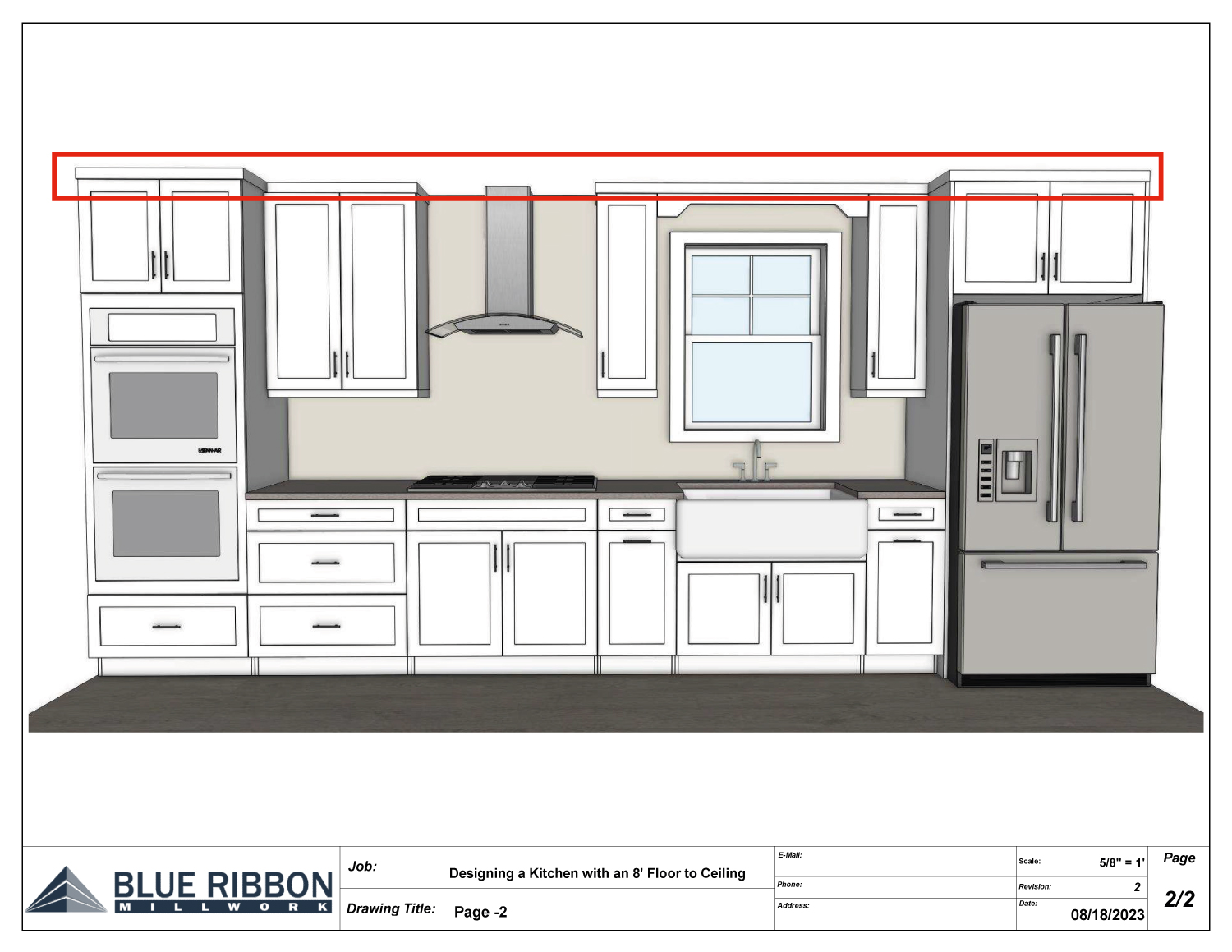 Using 39" Tall Upper Cabinets